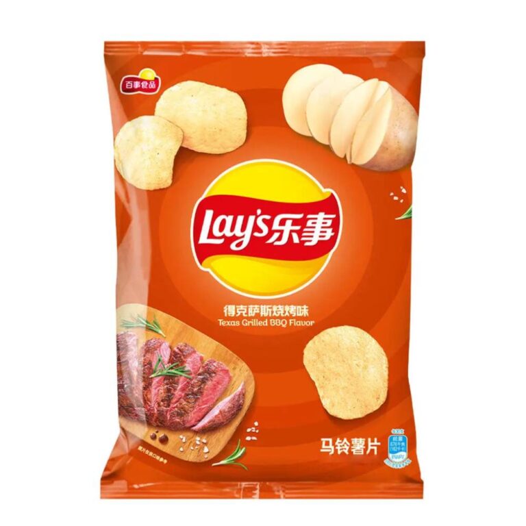 Chipsuri din cartofi, aroma de BBQ, 40g, Lay’s – Asian Mart