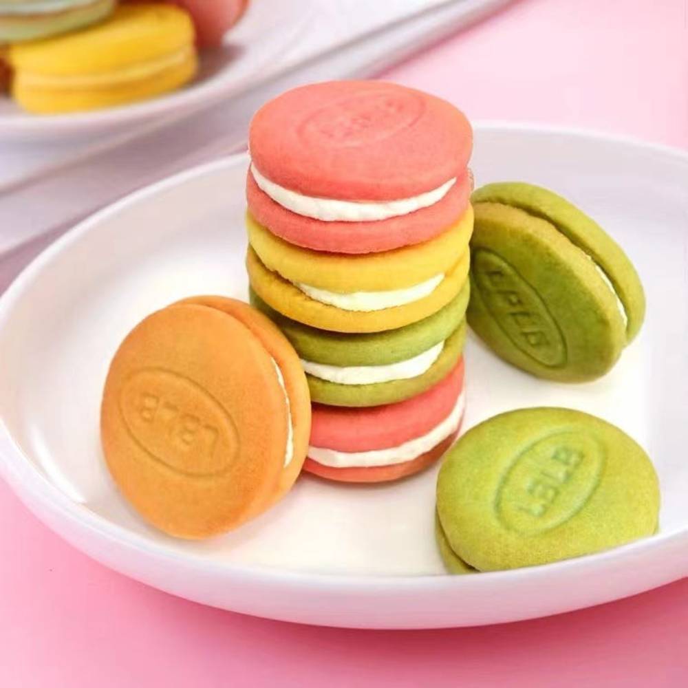 Macarons, aroma de vanilie, 133g, AJI – Asian Mart
