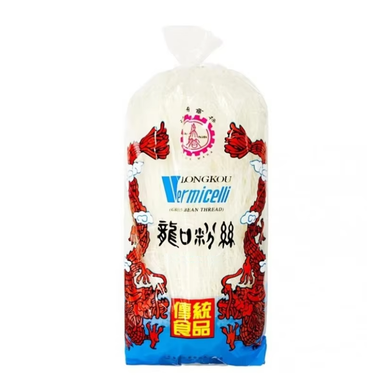 Taitei Longkou, din fasole verde, 100g – Asian Mart