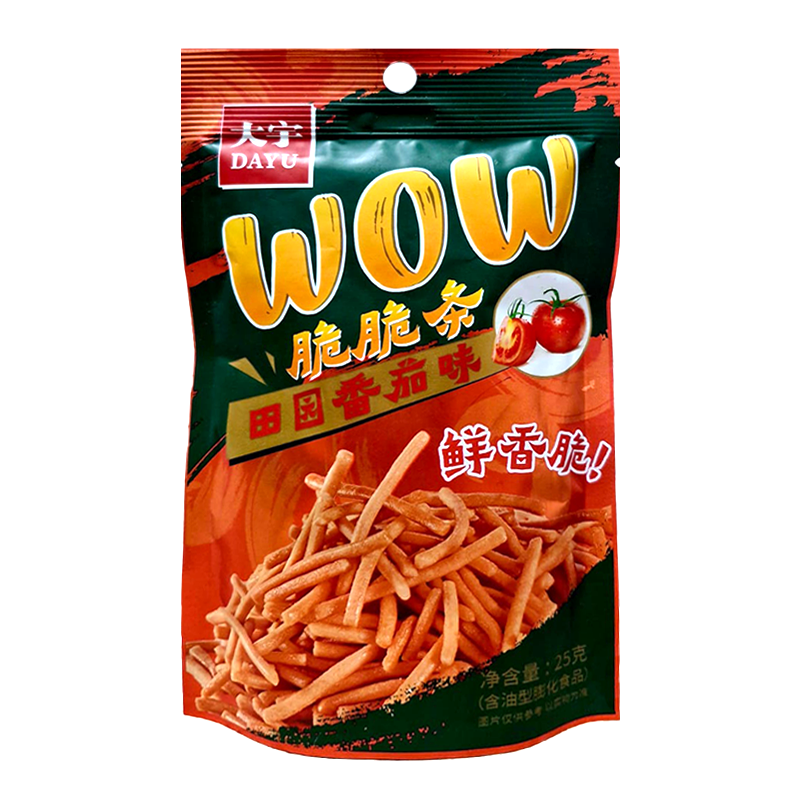 Sticksuri crocante, aroma de rosii, 25g, Dayu – Asian Mart